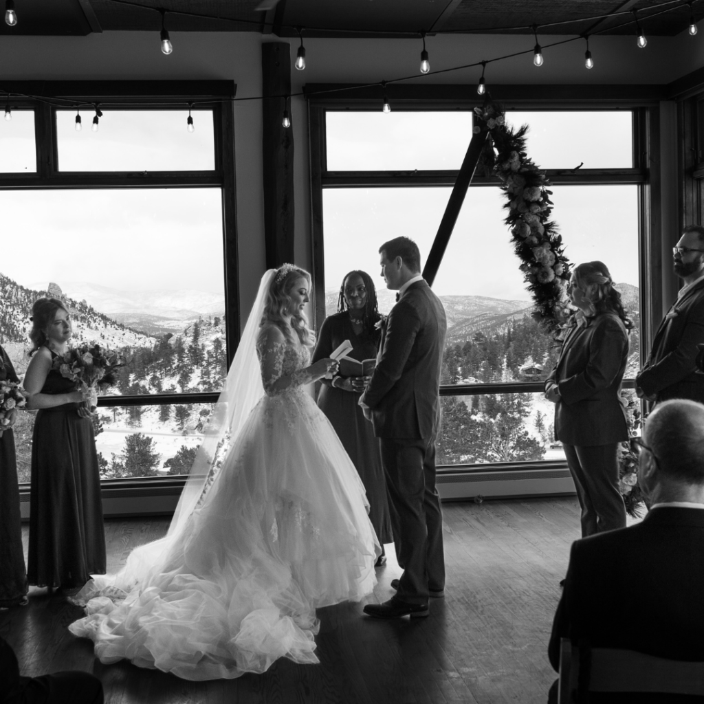 A Bright and Memorable January Estes Park Wedding